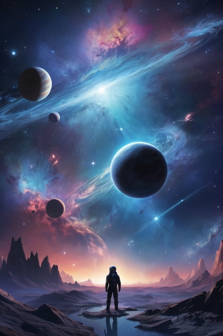 Exploring the Cosmic Beauty of Outer Space Artwork - Future Imaginations