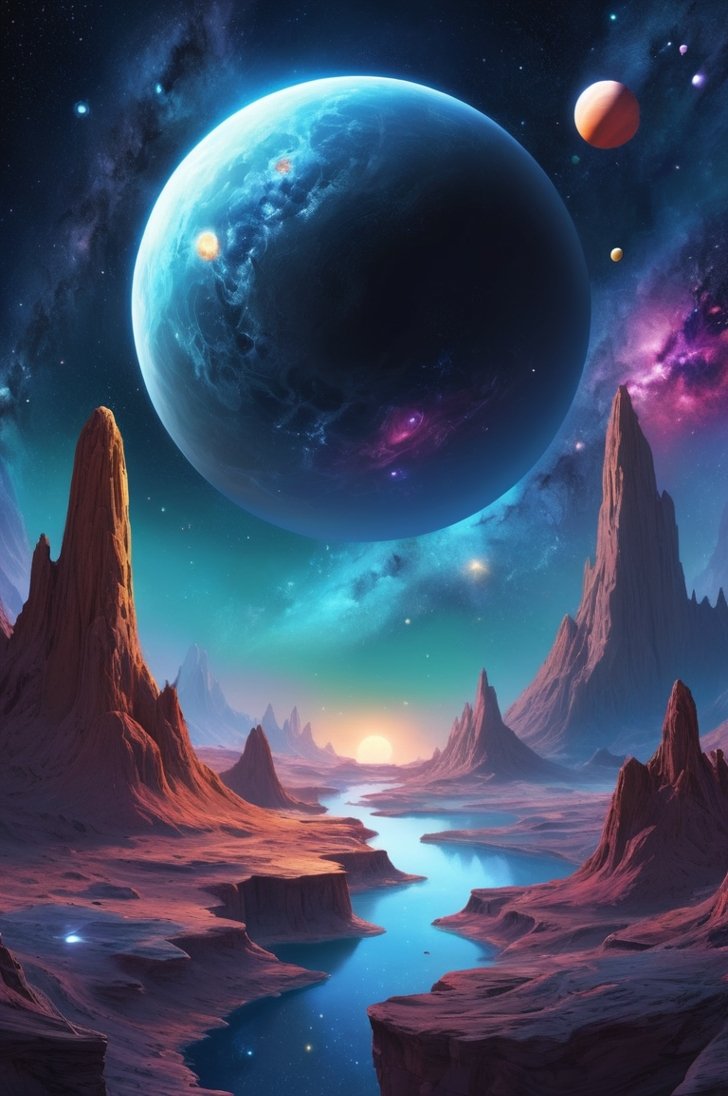 Exploring the Cosmic Beauty of Outer Space Artwork - Future Imaginations