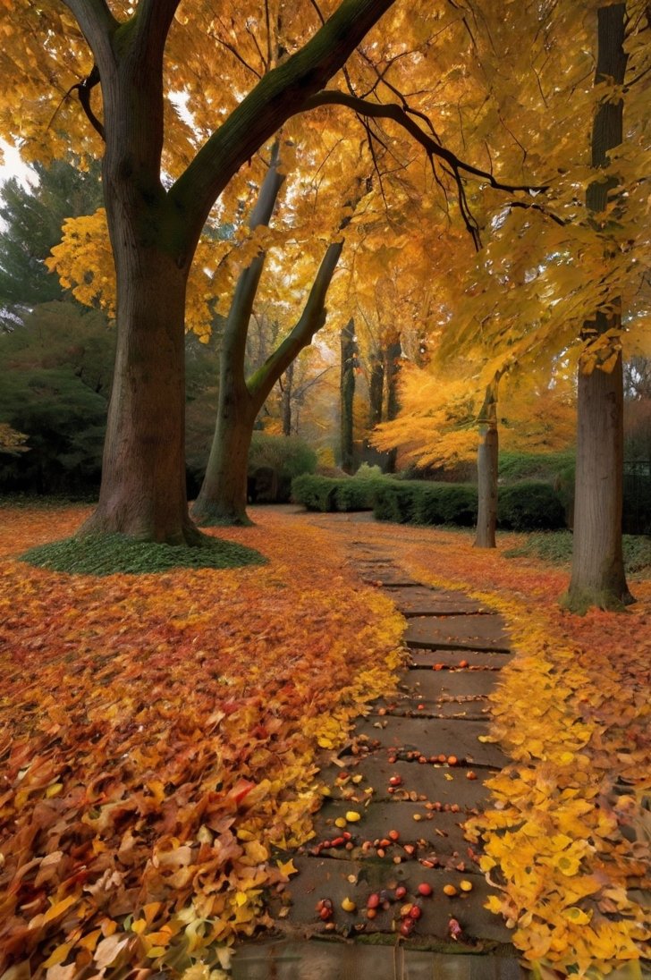 The Enchanting Beauty of an Autumn Garden: A Slice of Golden Heaven ...