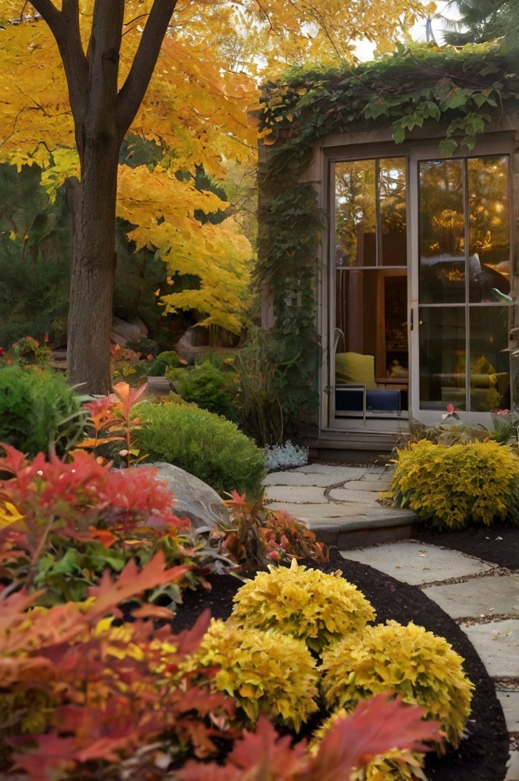 The Enchanting Beauty of an Autumn Garden: A Slice of Golden Heaven ...