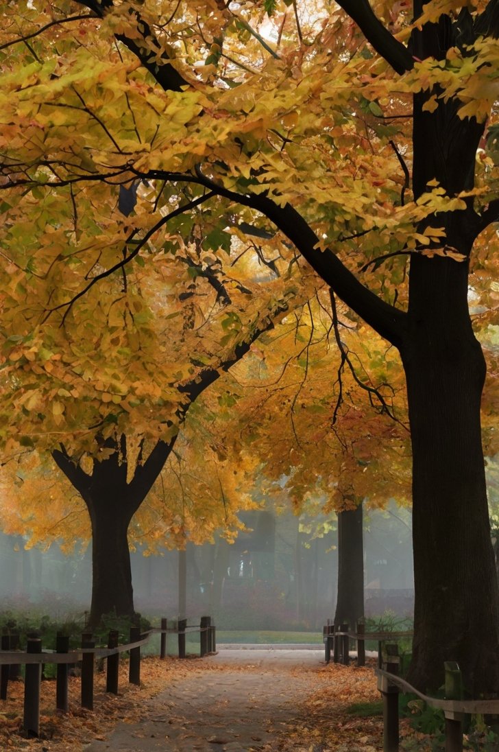 The Enchanting Beauty of an Autumn Garden: A Slice of Golden Heaven ...