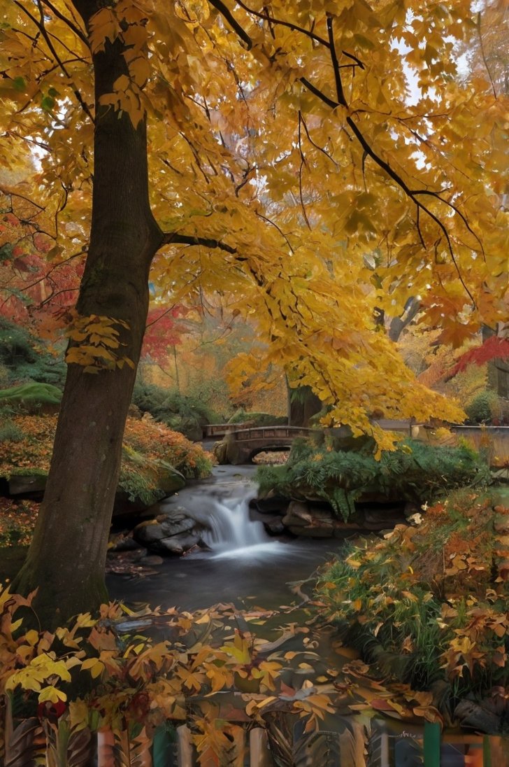 The Enchanting Beauty of an Autumn Garden: A Slice of Golden Heaven ...