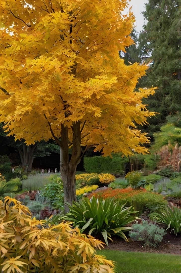 The Enchanting Beauty of an Autumn Garden: A Slice of Golden Heaven ...