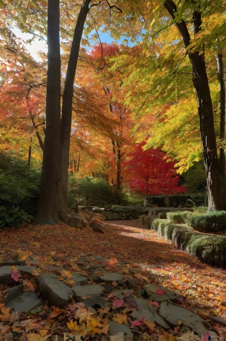 The Enchanting Beauty of an Autumn Garden: A Slice of Golden Heaven ...