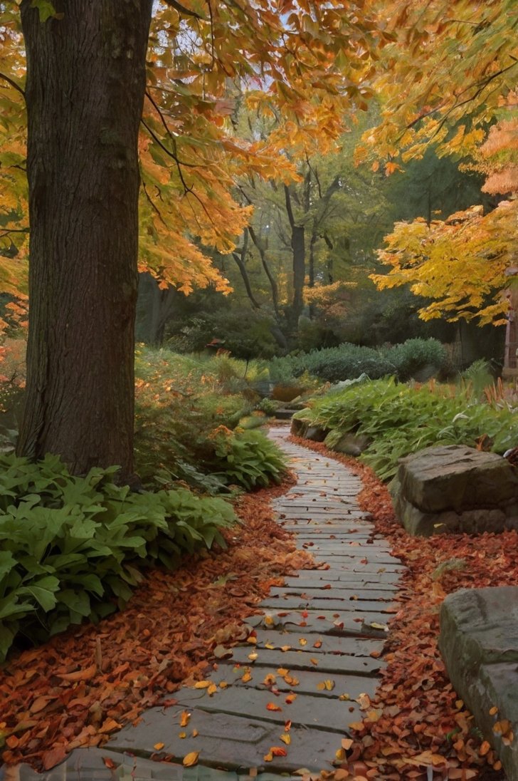 The Enchanting Beauty of an Autumn Garden: A Slice of Golden Heaven ...