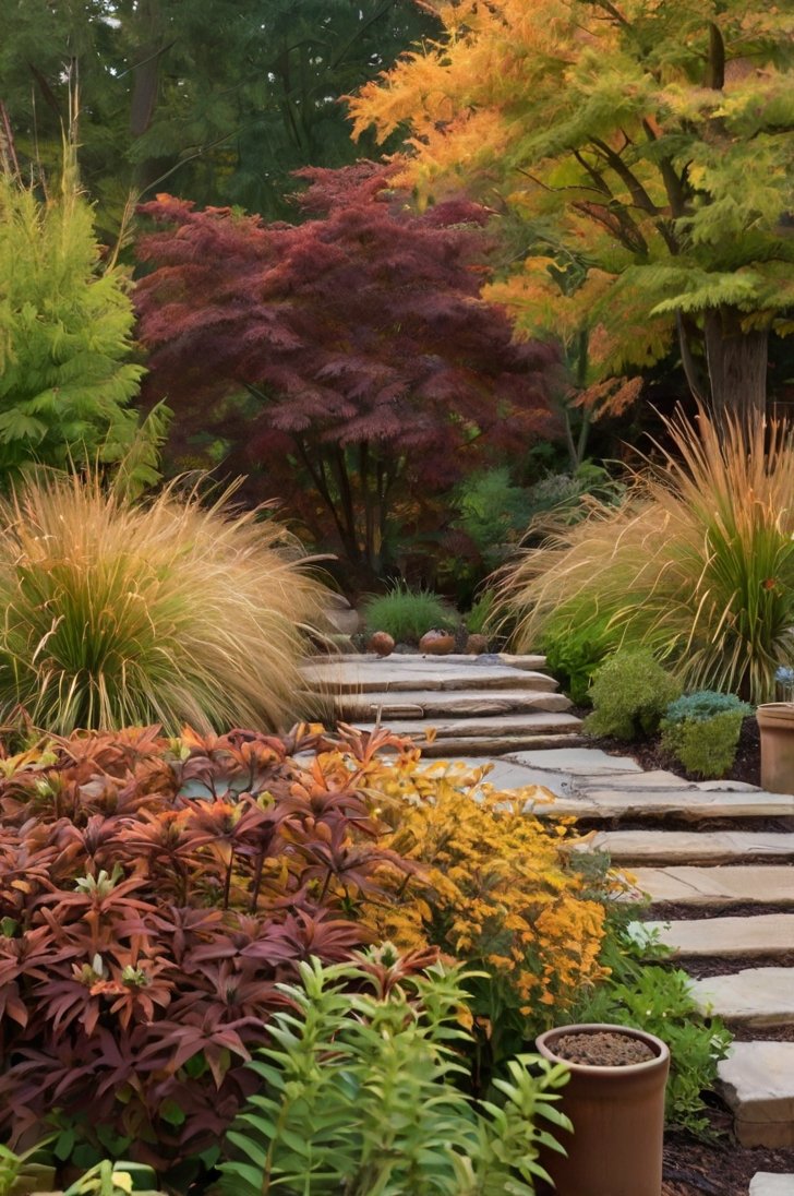 The Enchanting Beauty of an Autumn Garden: A Slice of Golden Heaven ...