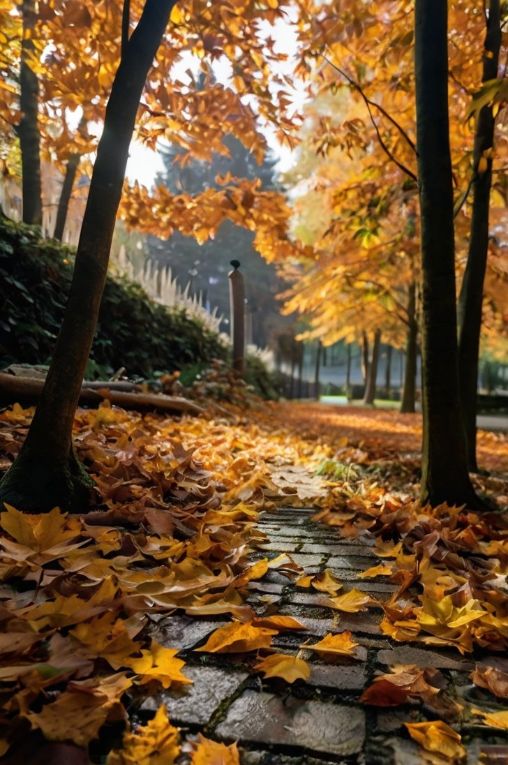 The Enchanting Beauty of an Autumn Garden: A Slice of Golden Heaven ...