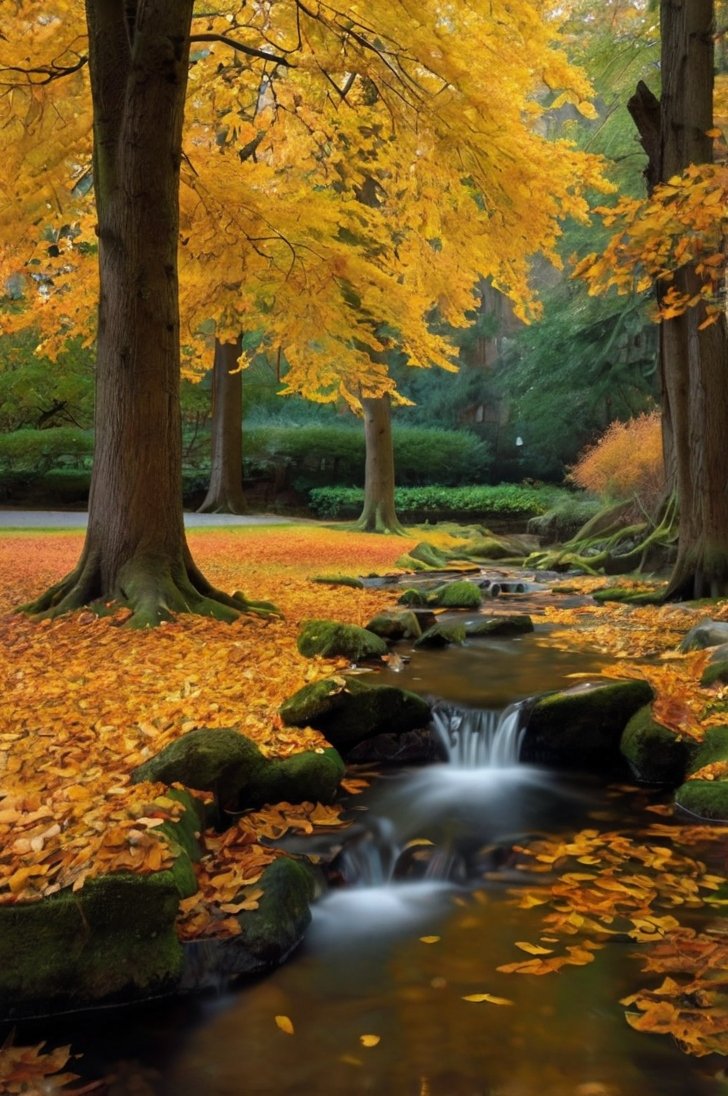 The Enchanting Beauty of an Autumn Garden: A Slice of Golden Heaven ...