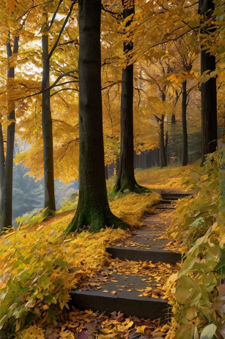 The Enchanting Beauty of an Autumn Garden: A Slice of Golden Heaven ...