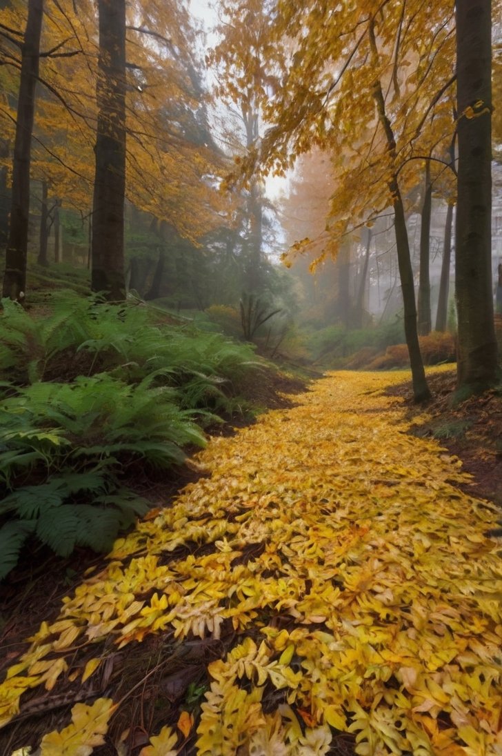 The Enchanting Beauty of an Autumn Garden: A Slice of Golden Heaven ...