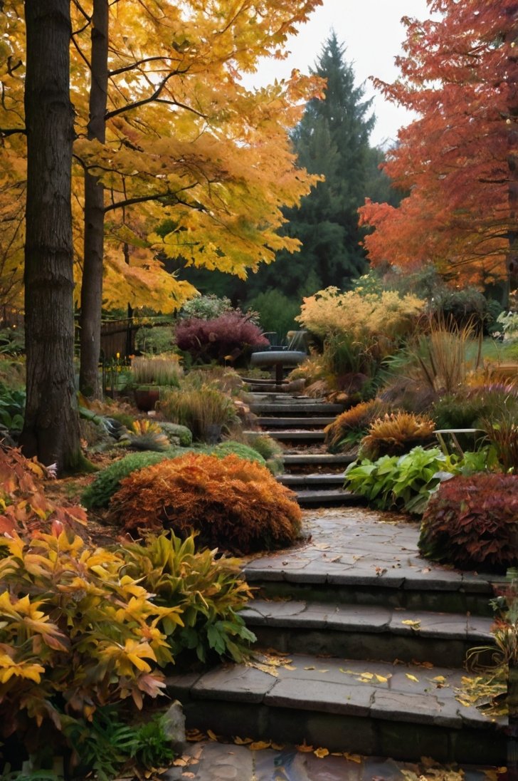 The Enchanting Beauty of an Autumn Garden: A Slice of Golden Heaven ...