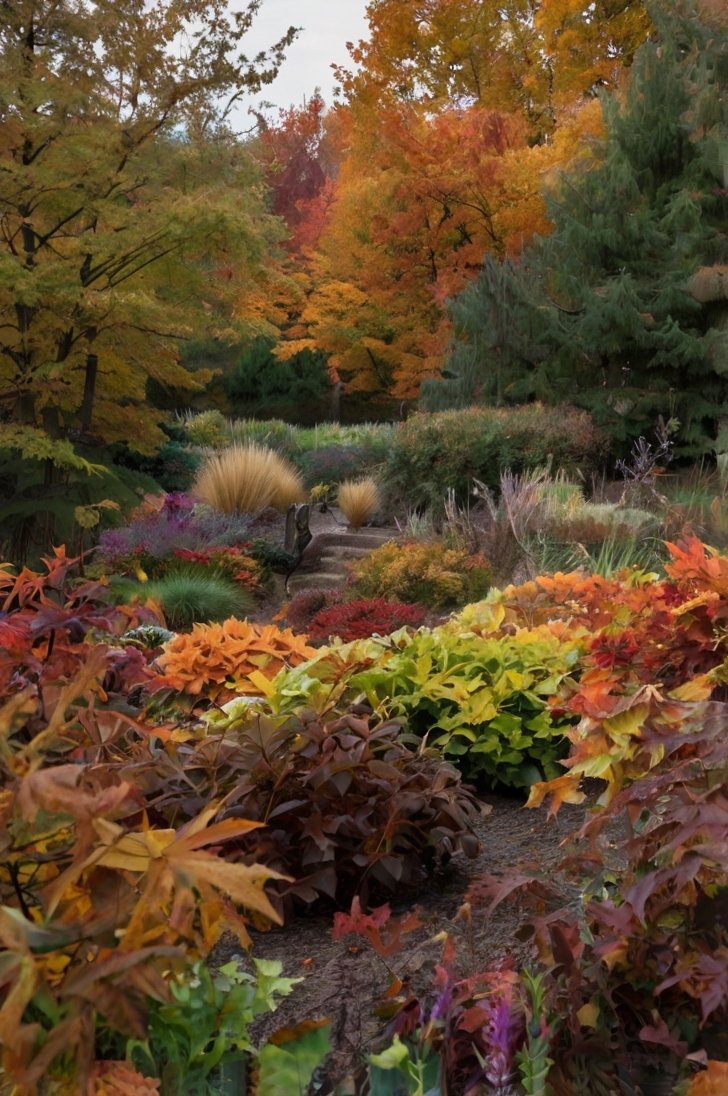 The Enchanting Beauty of an Autumn Garden: A Slice of Golden Heaven ...