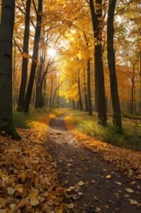 The Enchanting Beauty of an Autumn Garden: A Slice of Golden Heaven ...