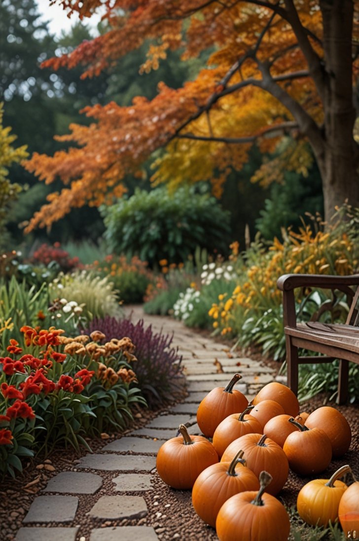 The Enchanting Beauty of an Autumn Garden: A Slice of Golden Heaven ...