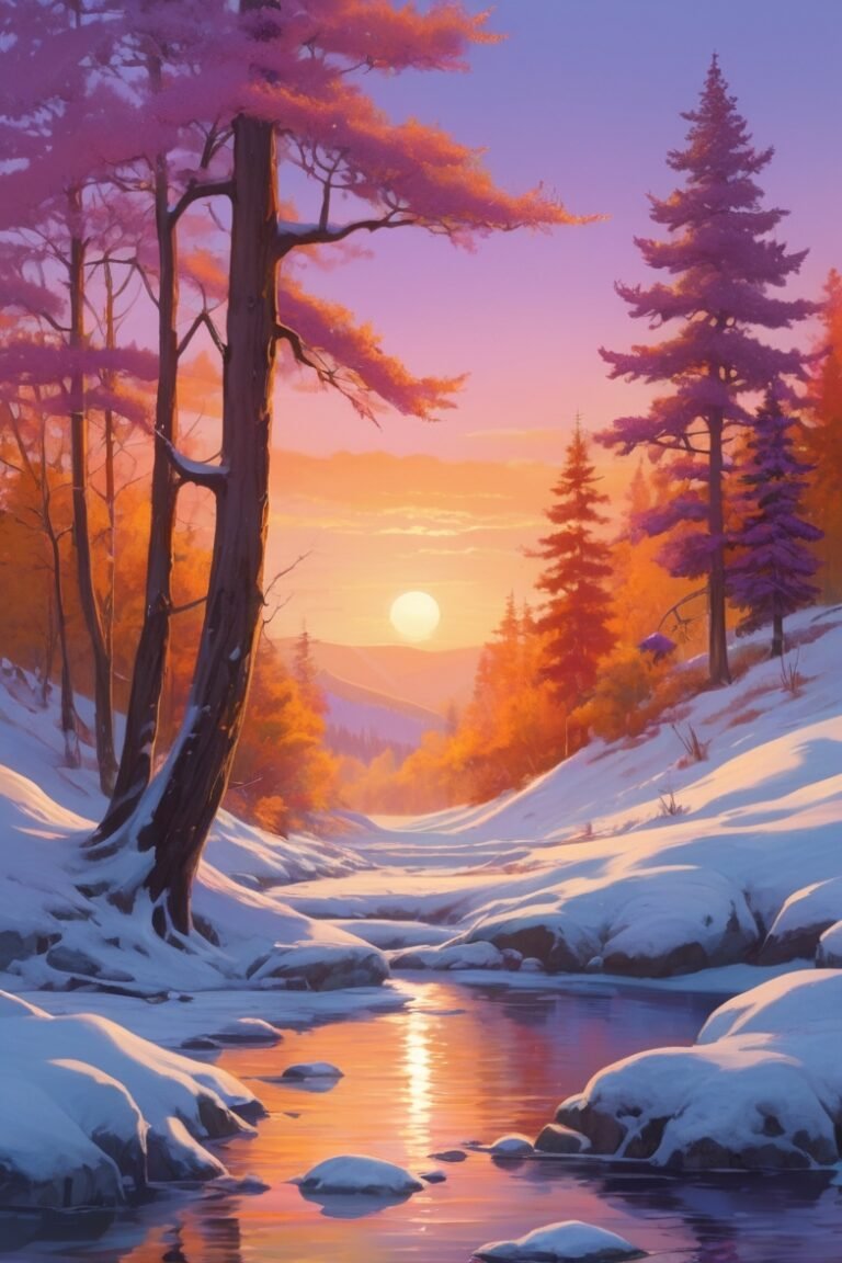 Capturing the Serenity of a Winter Sunset: A Visual Journey - Future ...