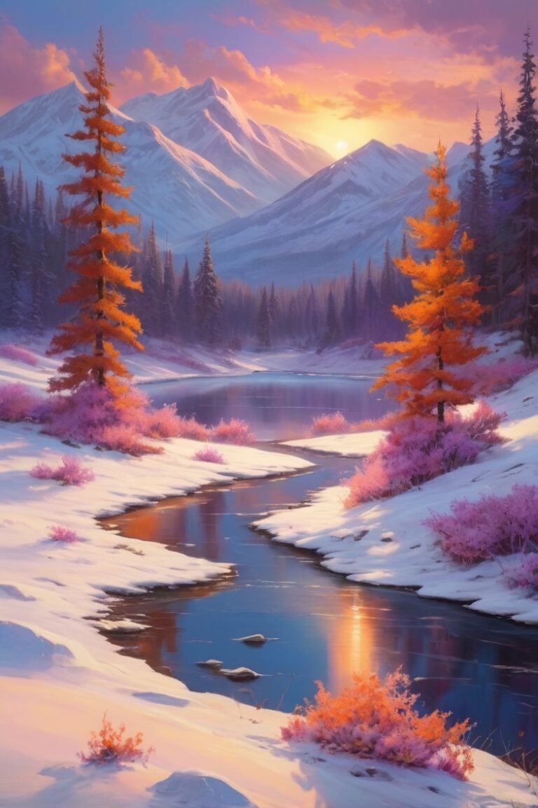 Capturing the Serenity of a Winter Sunset: A Visual Journey - Future ...