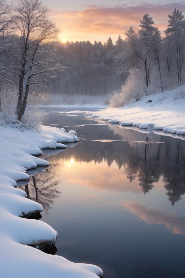 Capturing the Serenity of a Winter Sunset: A Visual Journey - Future ...