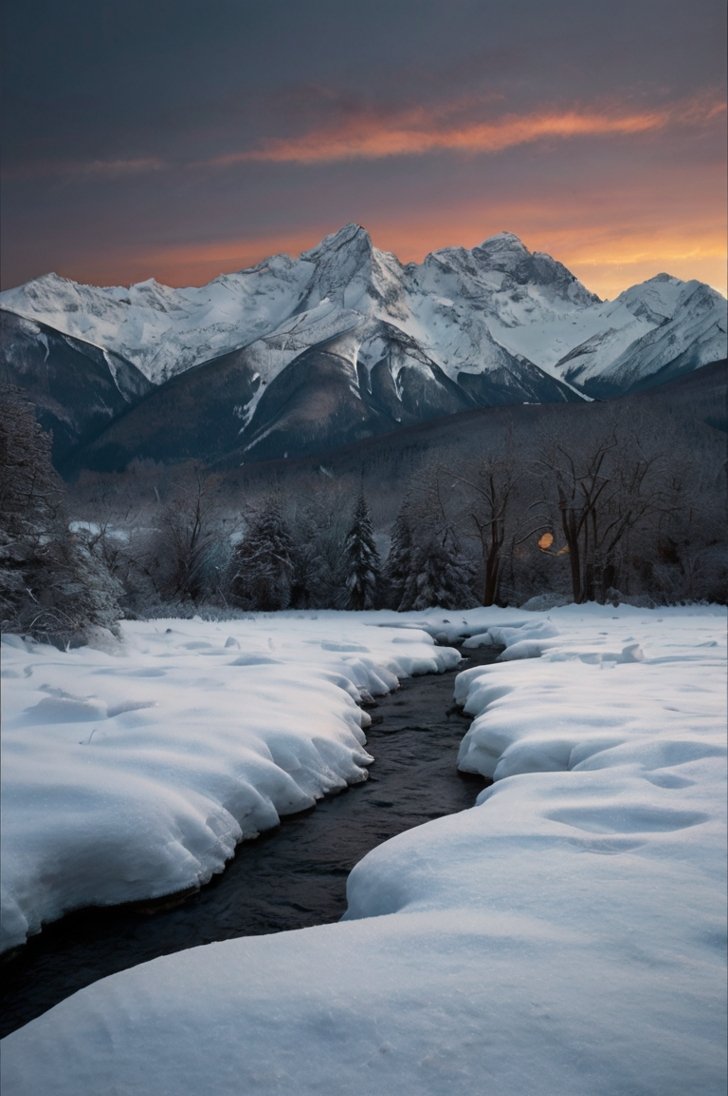 Capturing the Serenity of a Winter Sunset: A Visual Journey - Future ...