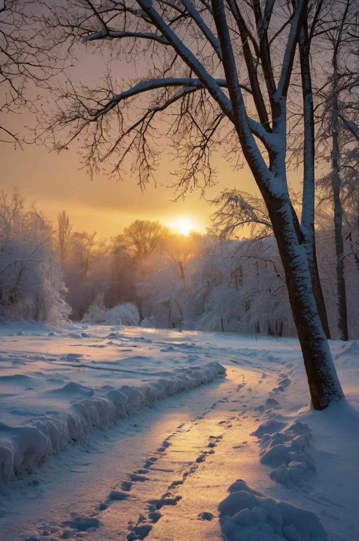 Capturing the Serenity of a Winter Sunset: A Visual Journey - Future ...