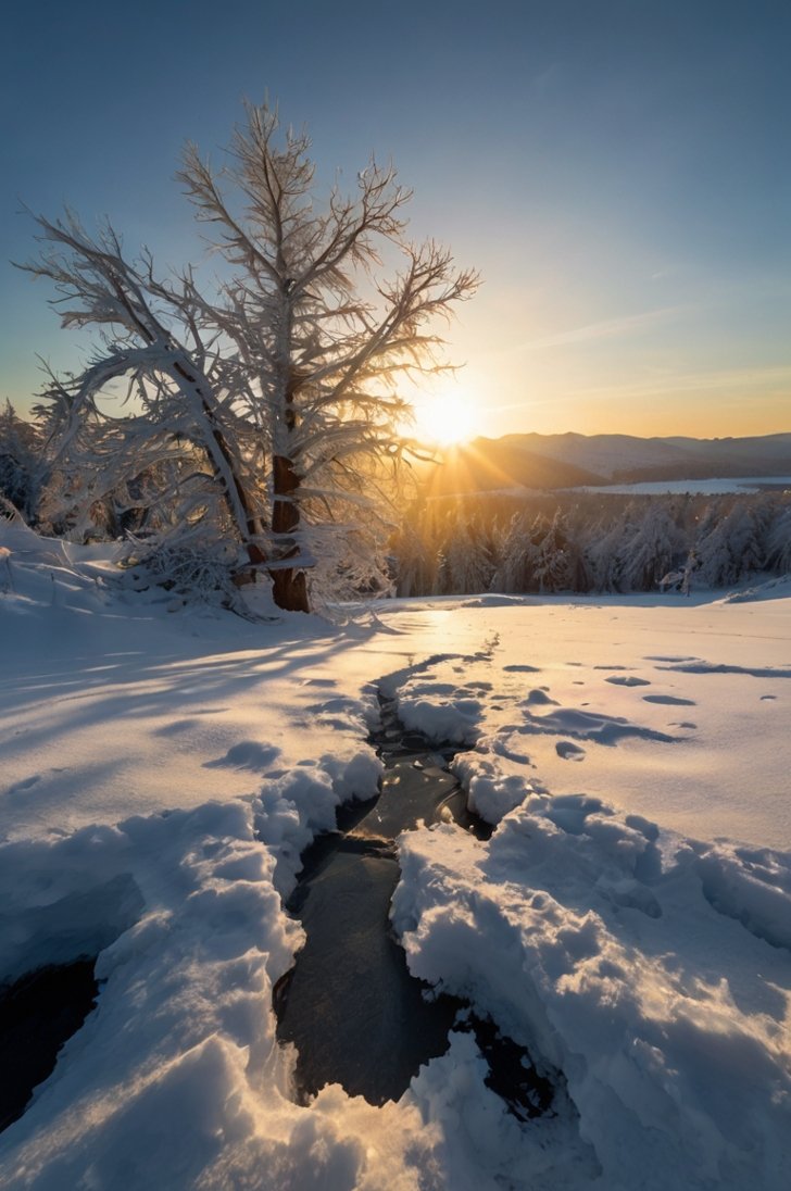 Capturing the Serenity of a Winter Sunset: A Visual Journey - Future ...