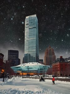 Exploring the Snow City of Futuristic New York: A Winter Wonderland ...