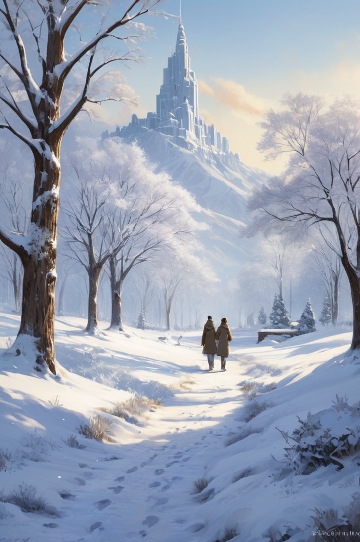 The Enchantment of Winter: A Skyscraper’s Grace Amidst Snow - Future ...