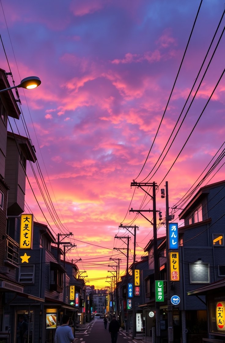 An Evening Walk Through the Heart of a Densely Packed Residential ...