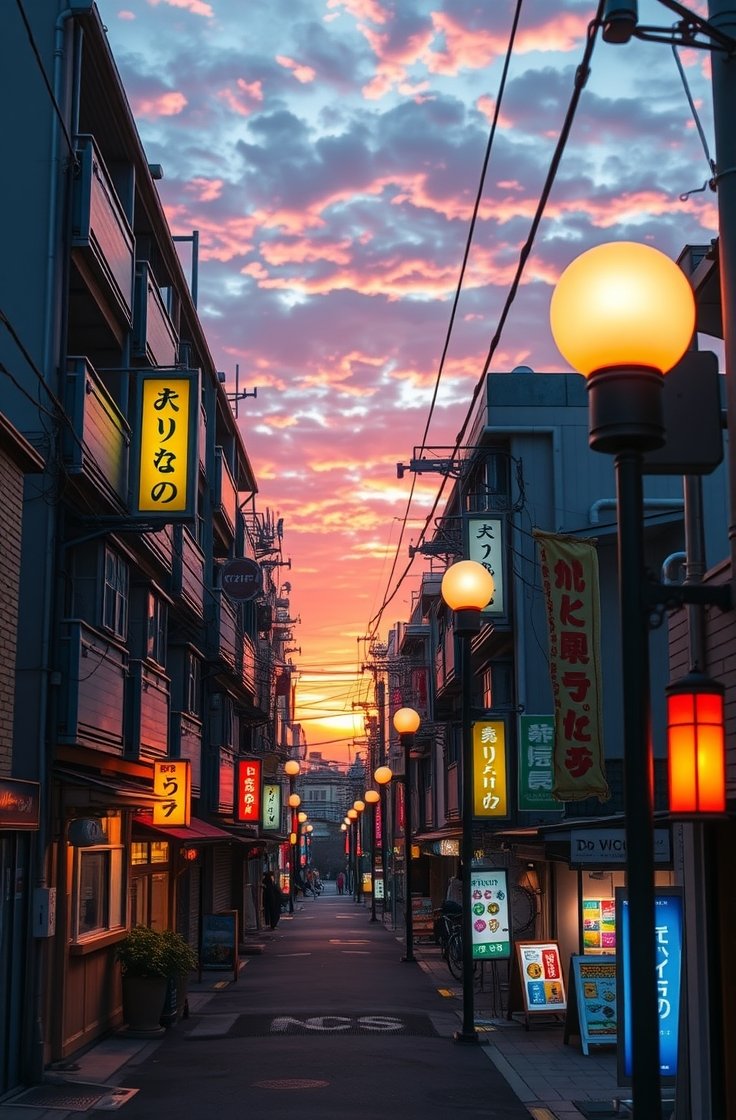 An Evening Walk Through the Heart of a Densely Packed Residential ...
