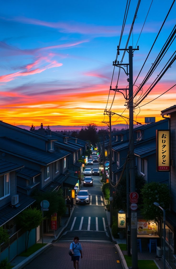 An Evening Walk Through the Heart of a Densely Packed Residential ...